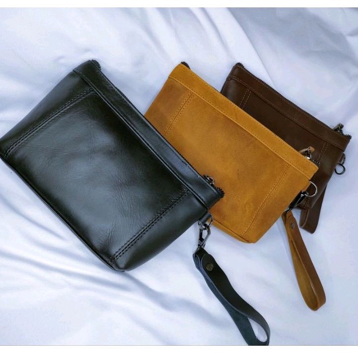 Jual Pouch mini kulit sapi asli Dompet hp wanita kulit sapi asli ...