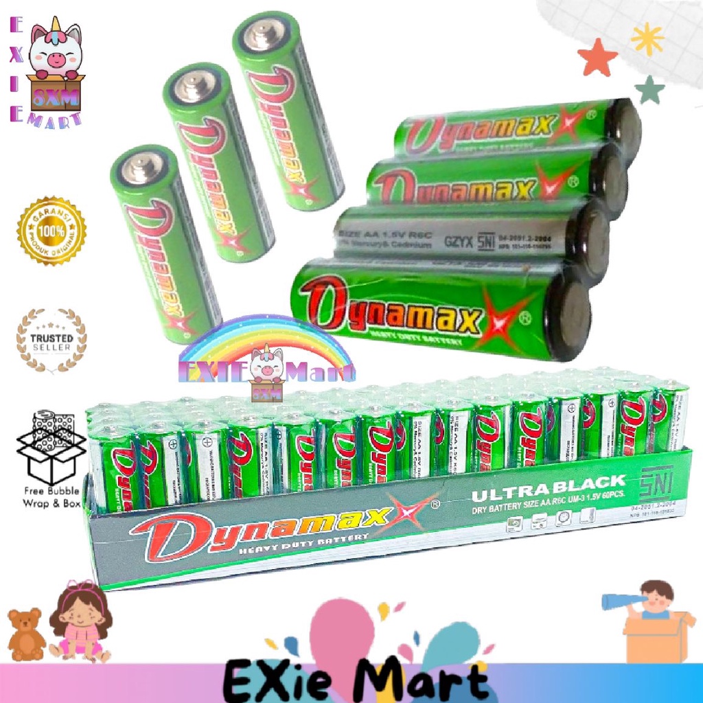 Jual Baterai Dynamax Aa Dan Aaa Baterai A2 Dan A3 Baterai Dynamax