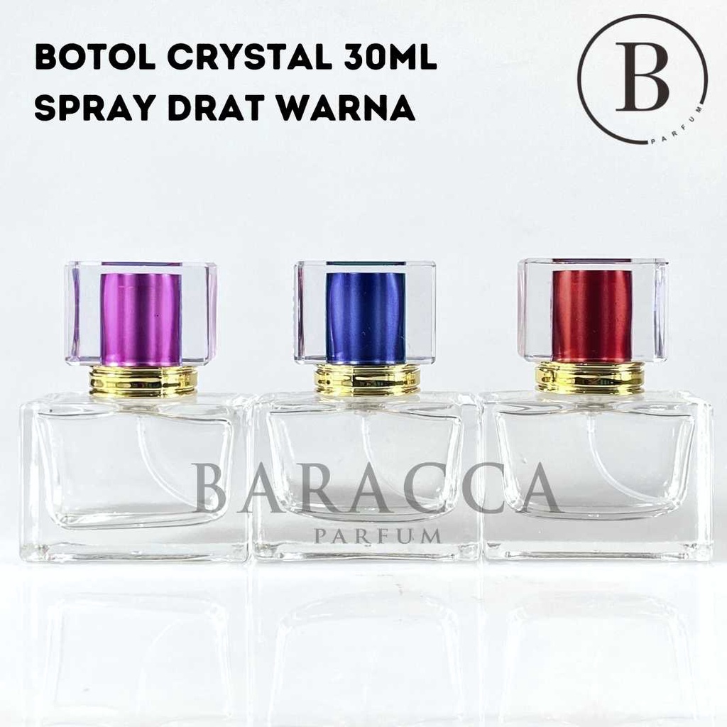 Jual Botol Parfum Crystal 30ML Drat Warna - Botol Crystal Drat ...