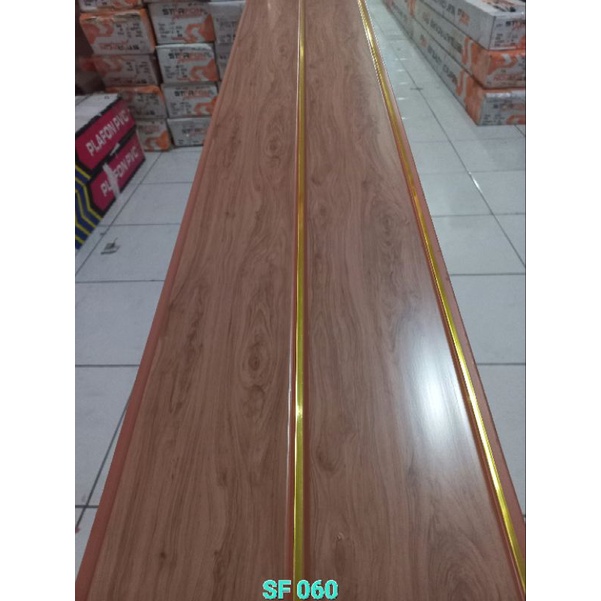 Jual Plafon PVC Starfon Motif Kayu Light Brown | Shopee Indonesia