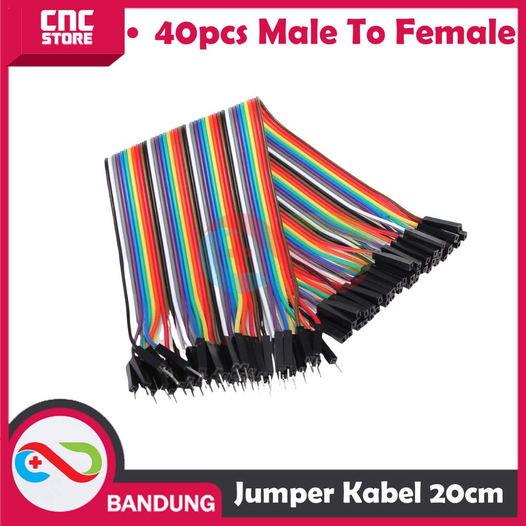 Jual PAKET LENGKAP KABEL JUMPER DUPONT 20CM FOR BREADBOARD | Shopee ...