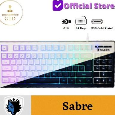 Jual Sades Sabre Keyboard Gaming Tkl Rgb Membrane | Shopee Indonesia