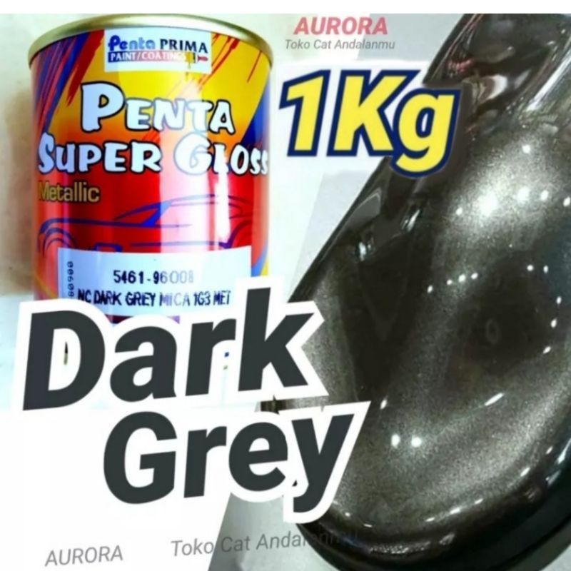 Jual Cat Penta Super Gloss NC Dark Grey Mica 1G3 Met 1kg Abu-abu Tua ...
