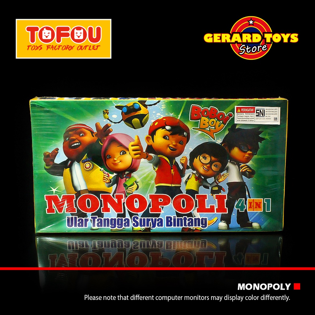 Jual Mainan Monopoly 4in1 Board Game Boboiboy MURAH BANGET | Shopee ...