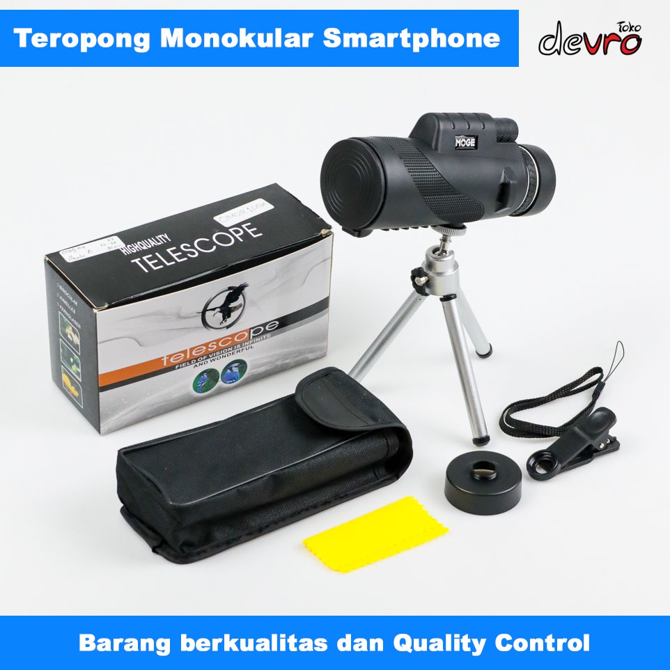 Jual Teropong Monokular Smartphone Hiqh Quality 40 x 60 - Lensa Tele ...