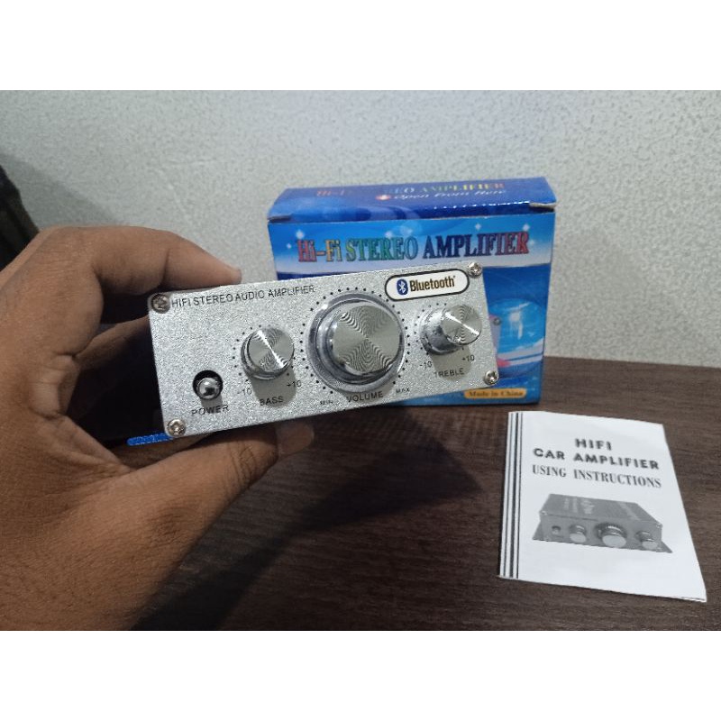 Jual amplifier sudah bluetooth 12 volt + adaptor | Shopee Indonesia
