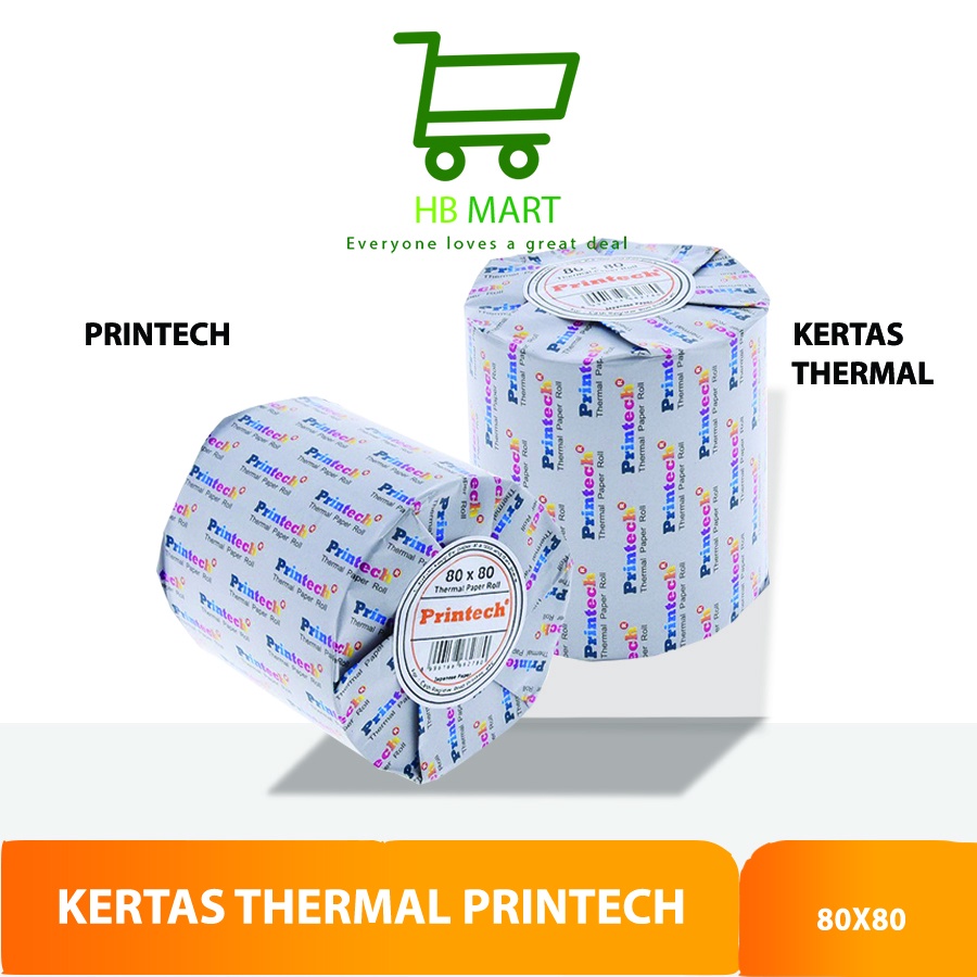 Jual DOUBLE F Kertas thermal ukuran 80x80 merek Printech / Kertas Kasir ...