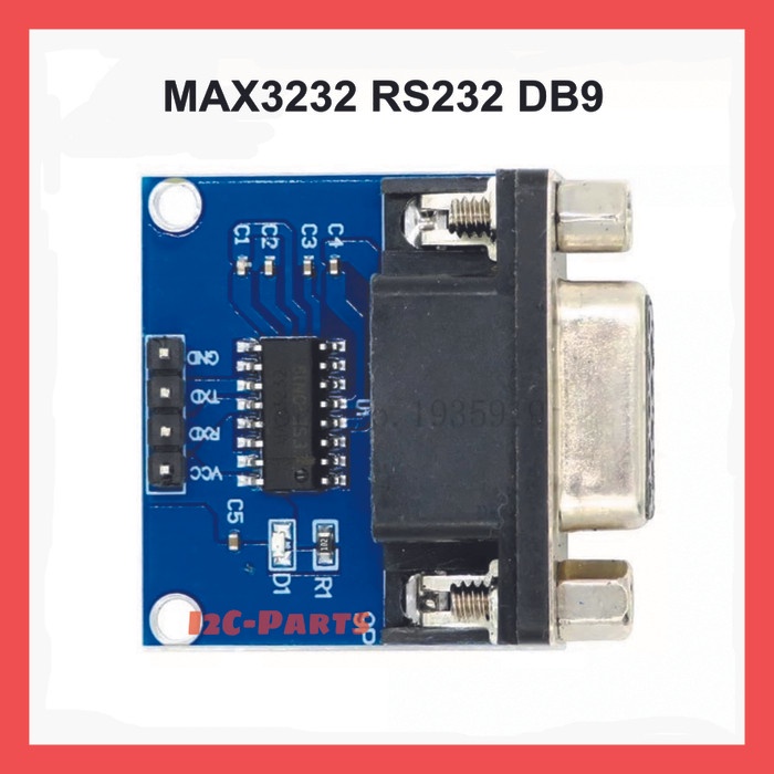 Jual MAX3232 RS232 to TTL Serial Port Converter module DB9 Connector | Shopee Indonesia