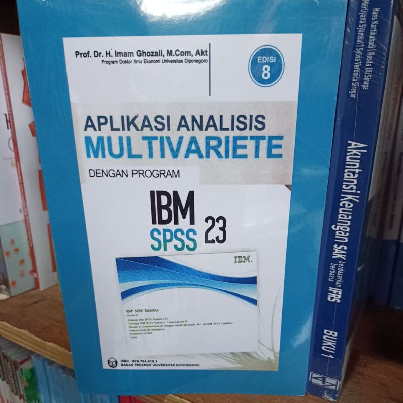 Jual Buku aplikasi analisis multivariete dengan program IBM SPSS 23 edisi 8 | Shopee Indonesia