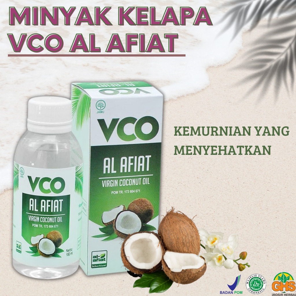 Jual Minyak VCO al Afiat | Virgin coconut Oil Al Afiat | Minyak Kelapa ...