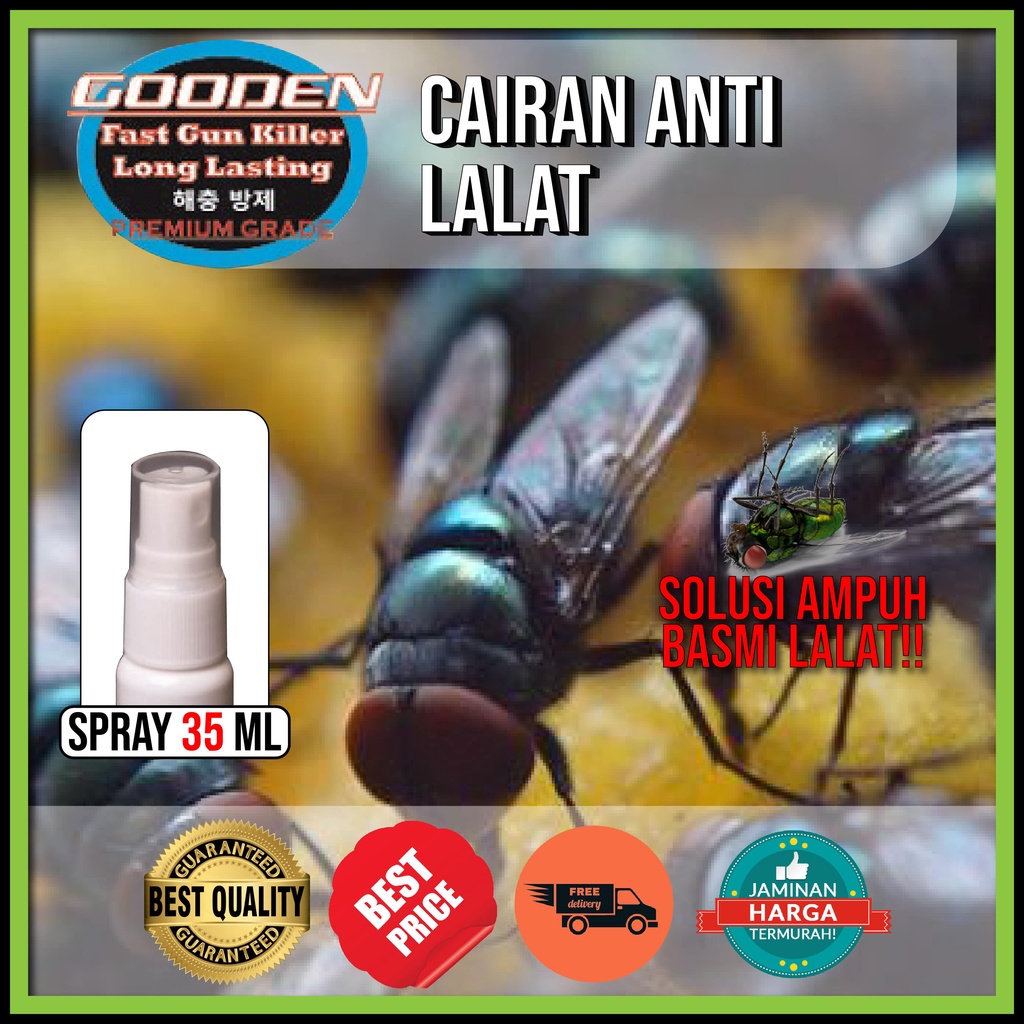 Jual CAIRAN RACUN PENGUSIR LALAT 35 ML GOODEN Spray Cairan Pengsir ...