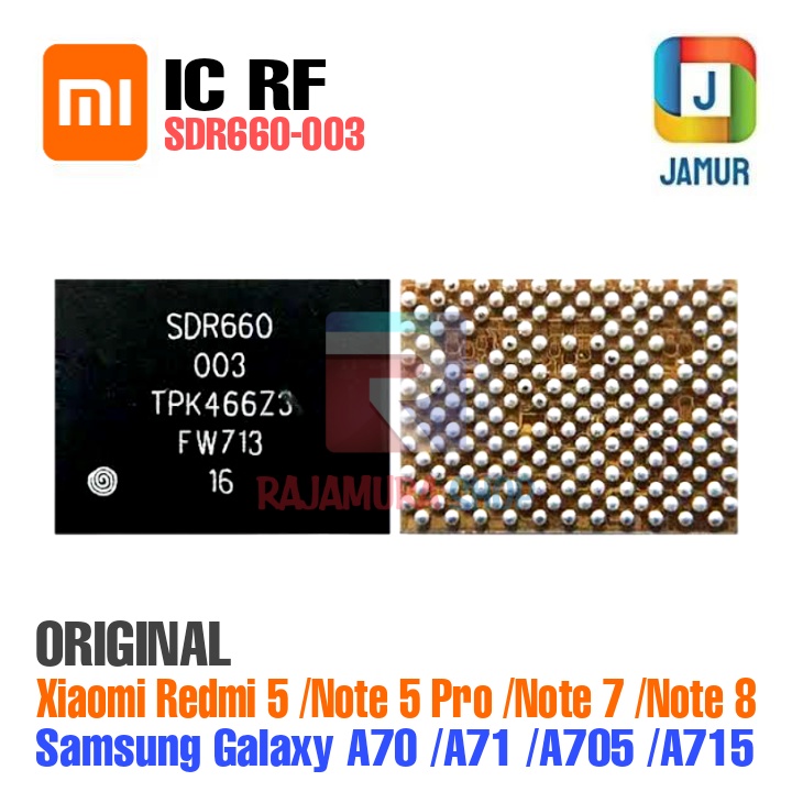 Jual IC RF SDR660-003 ORIGINAL IC RF XIAOMI REDMI 5 NOTE 5 PRO NOTE 7 ... Jual IC RF SDR660-003 ORIGINAL IC RF XIAOMI REDMI 5 NOTE 5 PRO NOTE 7 ...