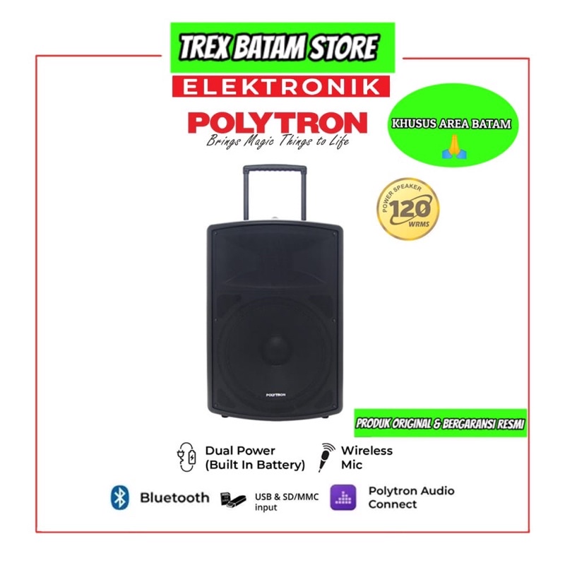 Jual POLYTRON PAS PRO15F3 SPEAKER PORTABLE 15 INCH (BATAM) | Shopee ...