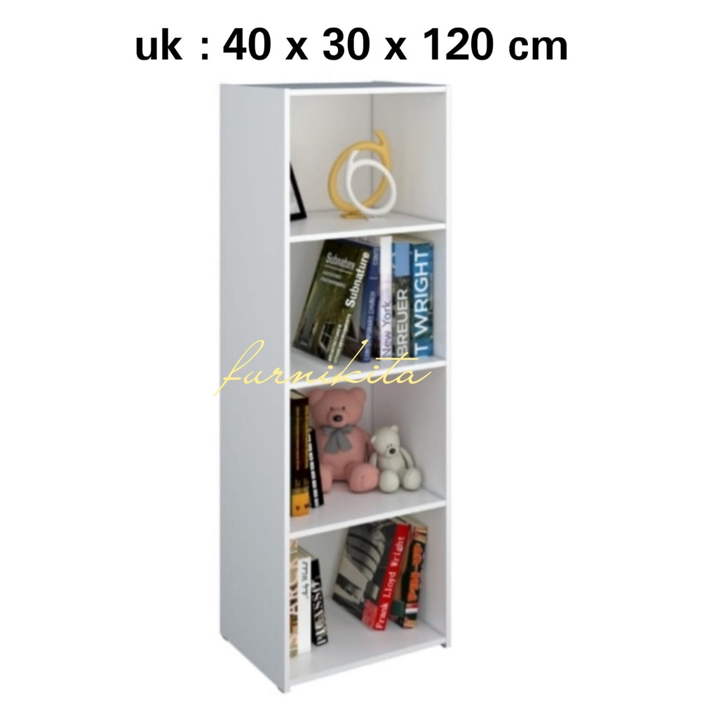 Jual Rak 4 Susun Minimalis / Lemari Buku Serbaguna / GENIO ORC 4 ...