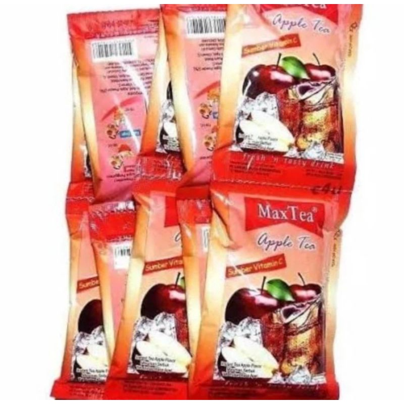 Jual MAXTEA APPLE TEA / PEACH TEA Renceng 10 Sachet | Shopee Indonesia