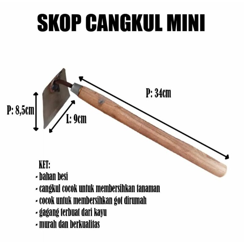Jual CANGKUL MINI / KORET RUMPUT/CANGKUL KEBUN | Shopee Indonesia