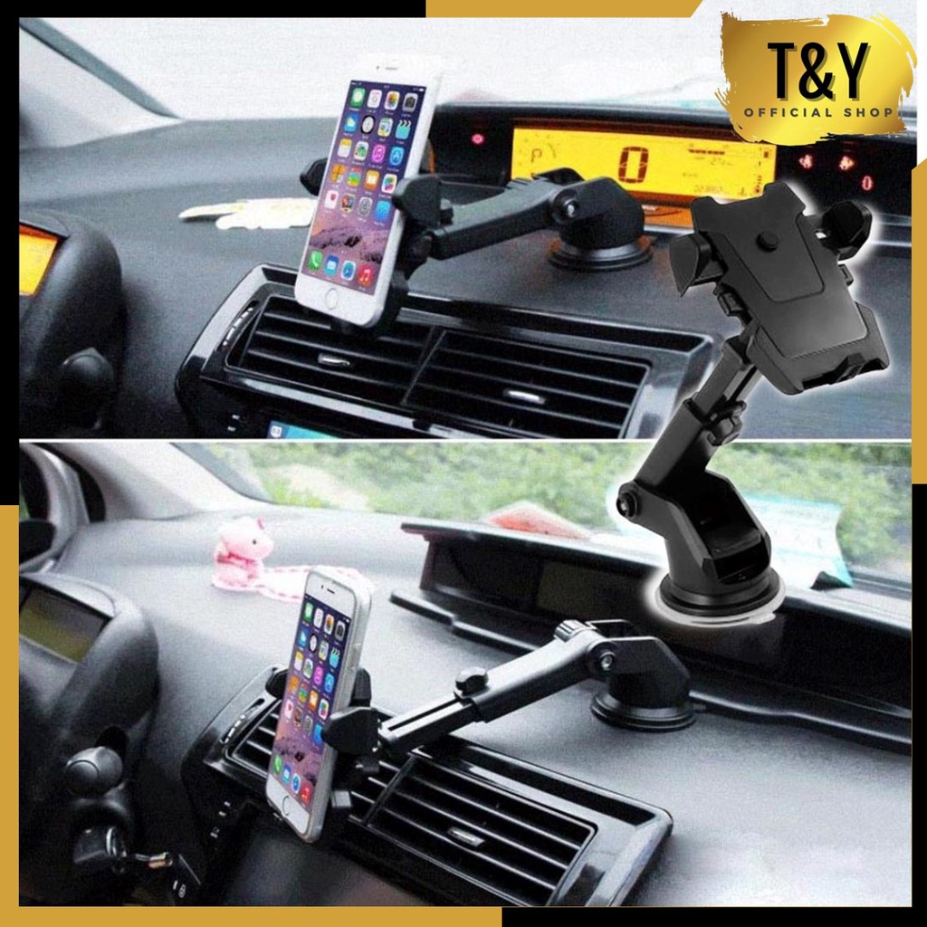 Jual T&Y Car Holder Phone Dashboard Mobil Universal Segitiga Kotak ...
