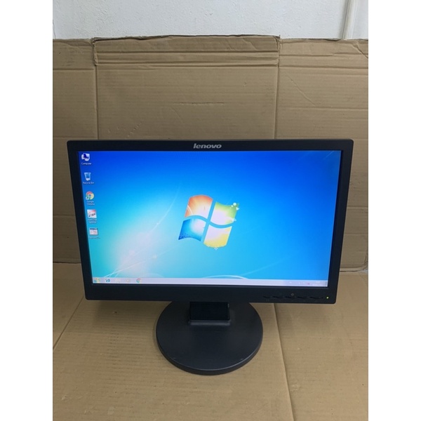 Jual LCD MONITOR LENOVO 19 inchi LENGKAP KABEL”” WIDE MULUS | Shopee Indonesia