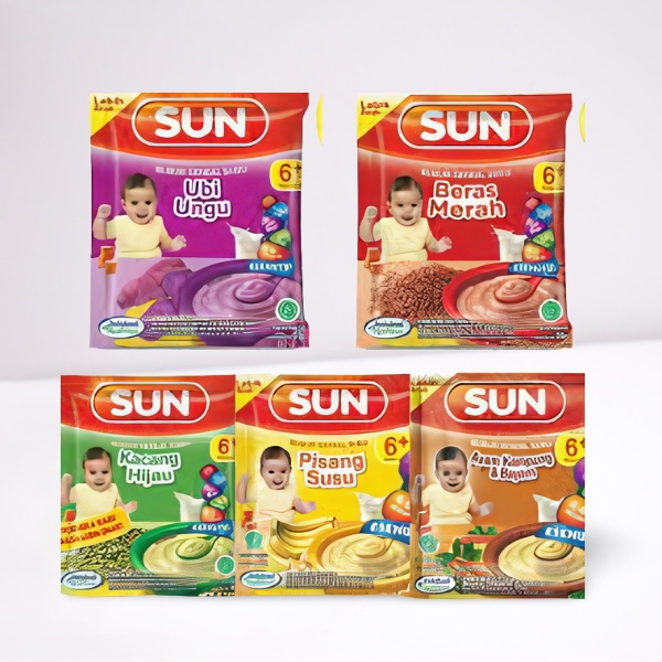 Jual Sun Bubur Bayi MPASI renceng (1 renceng isi 8 Sachet) | Shopee ...