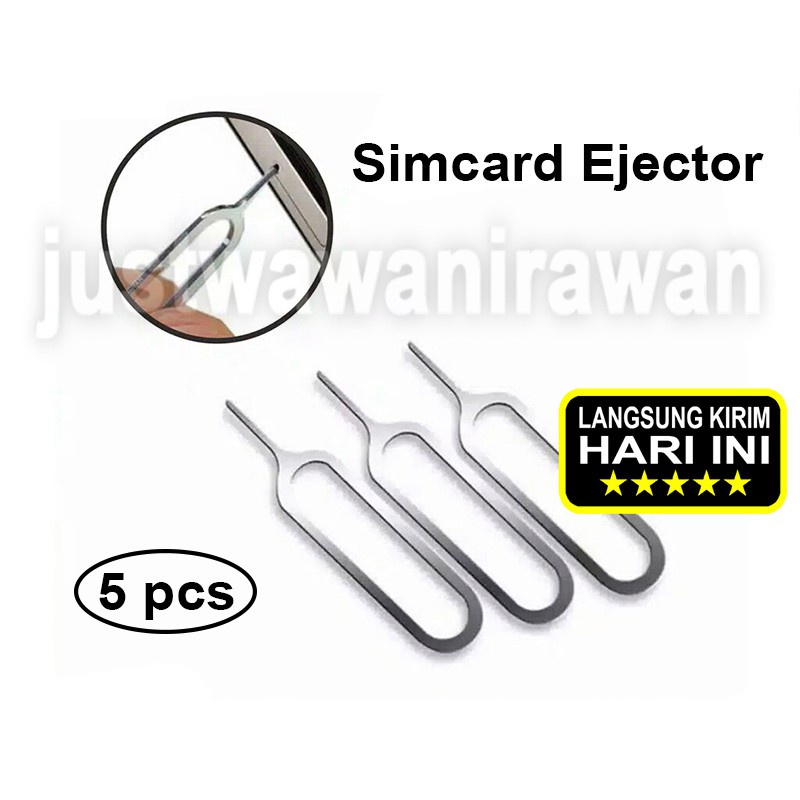 Jual 5 pcs Sim Tray Ejector Tusukan Pembuka Simcard | Shopee Indonesia