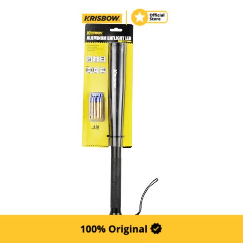 Jual Krisbow Senter Flashlight Led Aluminium 300 Lm 4Xaa | Shopee Indonesia