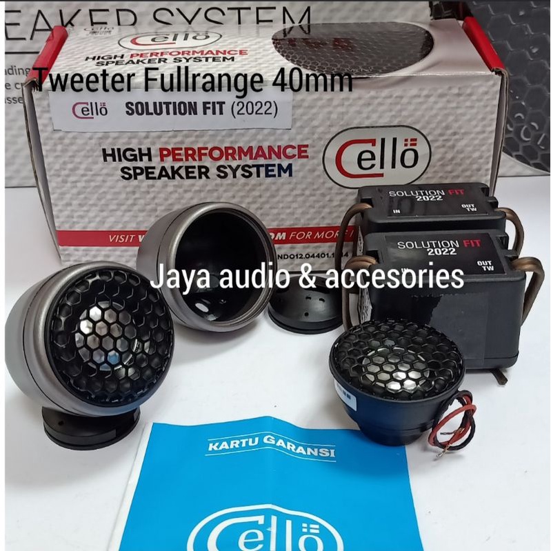 Jual Tweeter Mobil Micro fullrange CELLO solution Fit | Shopee Indonesia