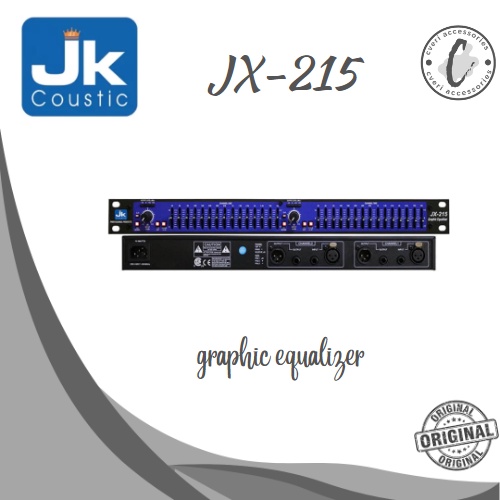 Jual JK Coustic JX215 Graphic Equalizer Original JX-215 | Shopee Indonesia