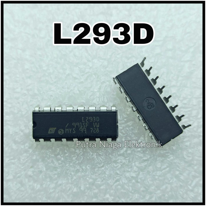 Jual ic L293D Dip 16 Pin L293 Motor Driver putr4n14 Segera Dapatkan ...