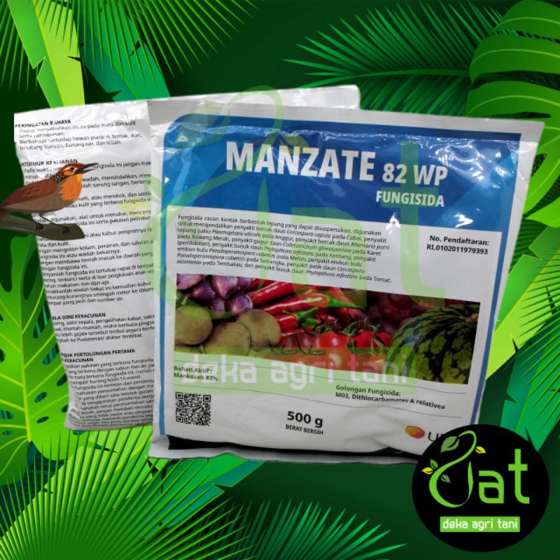 Jual PROMO FUNGISIDA MANZATE 82 WP 500 GRAM bahan aktif mankozeb 82 % ...