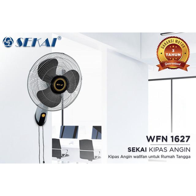Jual Sekai WFN-1627 Kipas Angin Dinding Wall Fan 16 Inch Awet Garansi Resmi | Shopee Indonesia