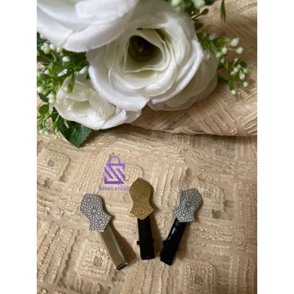 Jual Jepit Terompah Rasul PREMIUM Pin terompah nabi jepit terompah nabi ...