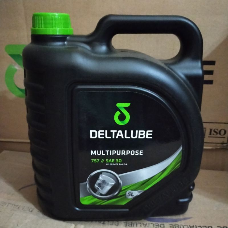 Jual Deltalube Oli 757 Diesel Multipurpose SAE 30 Galon 5lt original ...