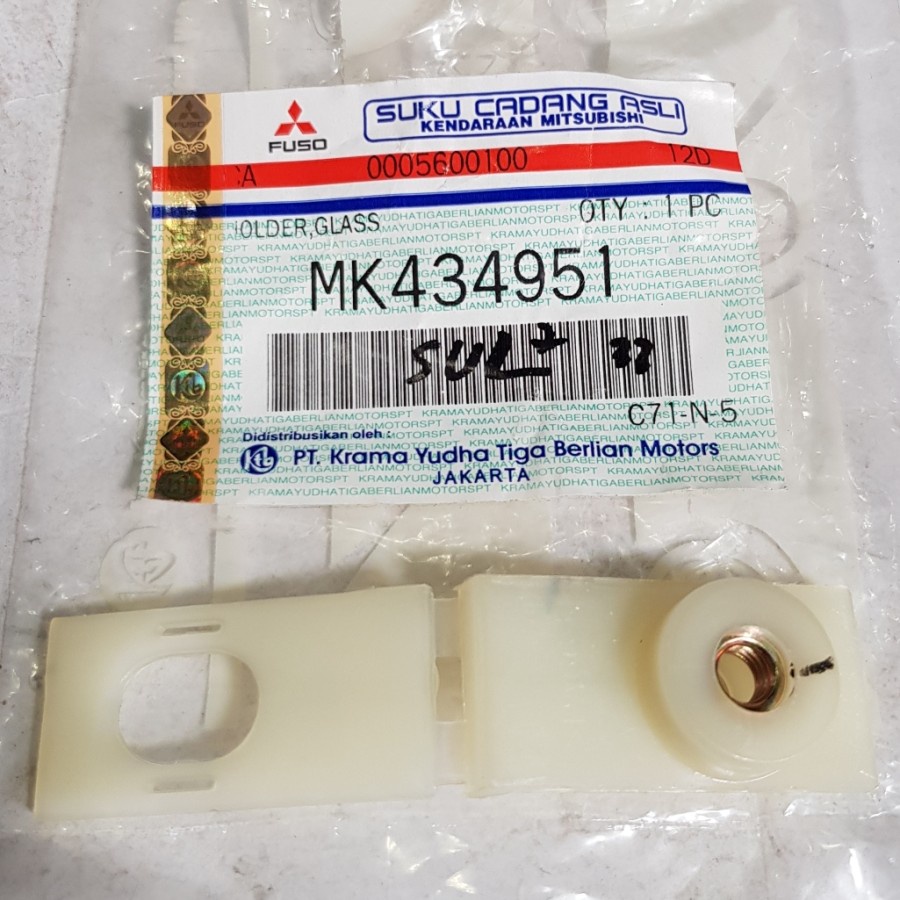 Jual GLASS HOLDER / REL KACA PINTU MITSUBISHI CANTER ORIGINAL MK434951 ...