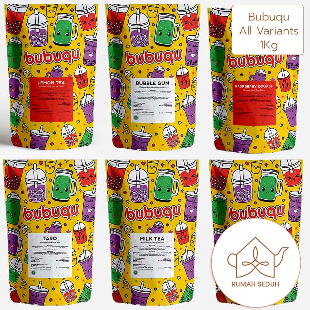 Jual 1Kg Bubuqu Semua Rasa - Minuman Bubuk Red Velvet, Taro, Matcha ...