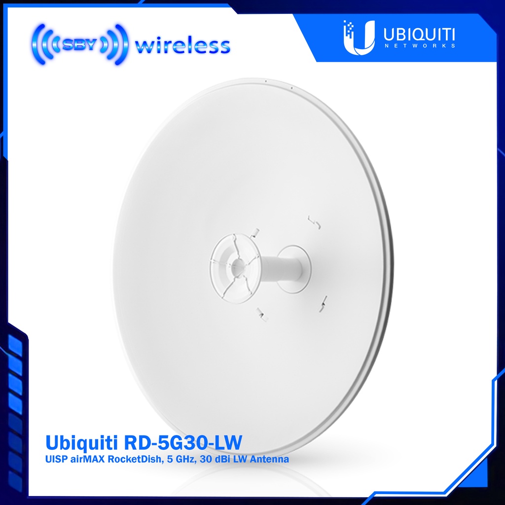 Jual UBiQUiTi Antena Rocket Dish 30 dbi 5,8 Ghz RD-5G30 LW ( Light ...