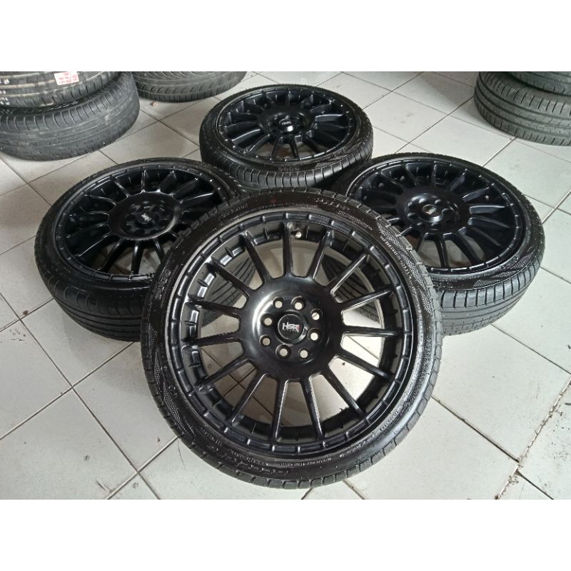 Jual velg second HSR Arrow ring 17 lebar 7,5 et 45 pcd 4x100 4x114 + ban 215 45 17 | Shopee ...