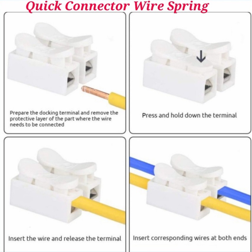 Jual Kabel Terminal Quick Connector Cable Sambung CH2 | Shopee Indonesia