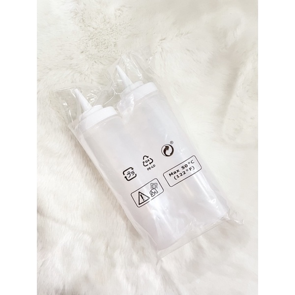 Jual GRILLTIDER Botol pencet, plastik/transparan, 330 ml | Shopee Indonesia