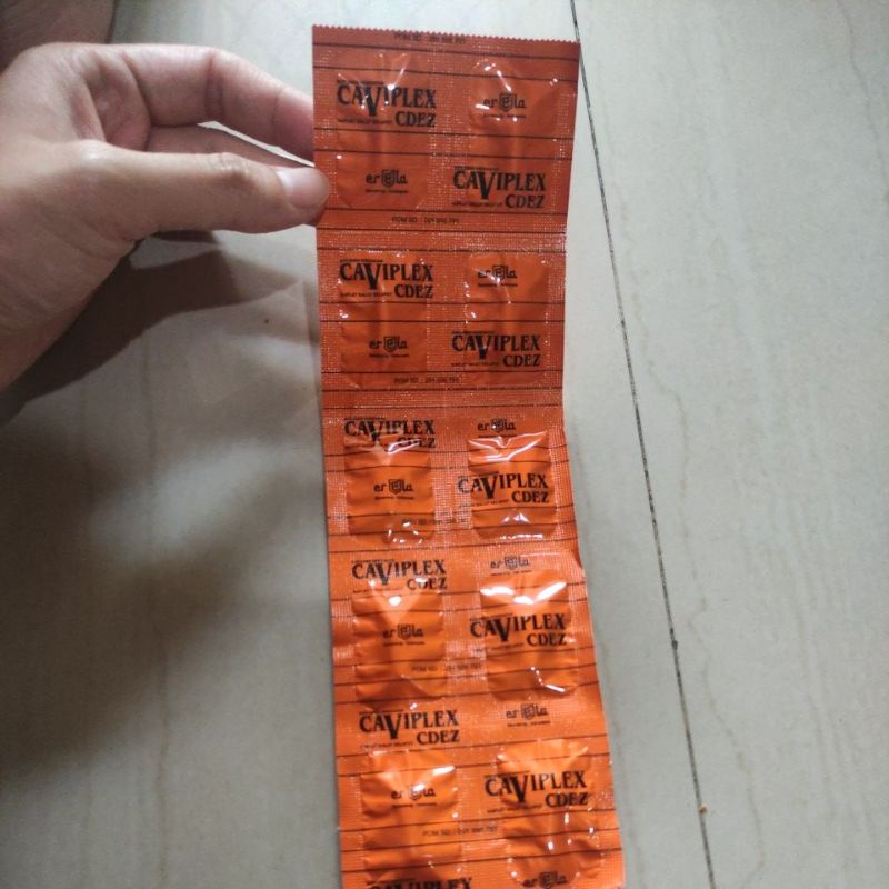 Jual Caviplex Multivitamin Mineral / CDEZ per Strip 10 Kaplet Original ...