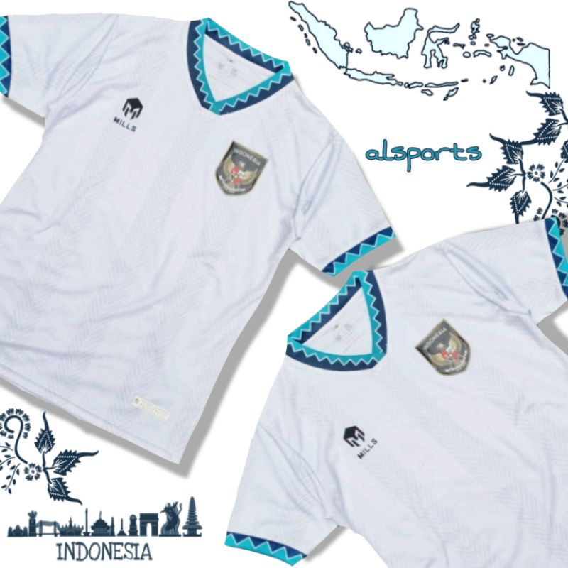Jual Jersey Timnas Indonesia Away 2022 / 2023 Baju Bola Timnas Indonesia Putih Garuda | Dijamin ...