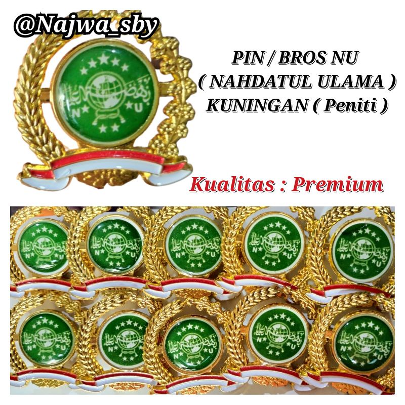 Jual PIN / BROS NU "Nahdatul Ulama"( Kualitas Premium ) | Shopee Indonesia