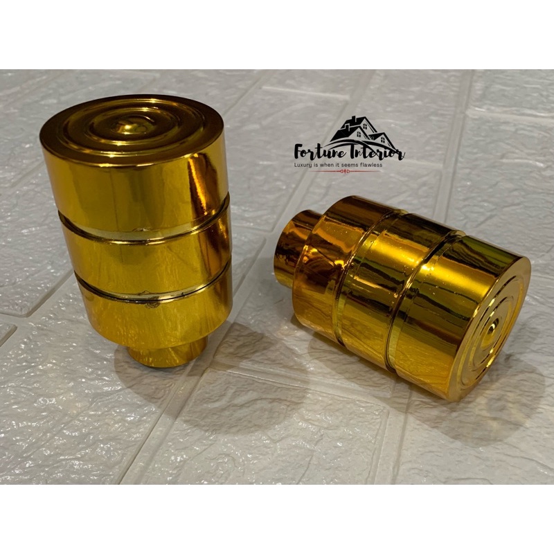 Jual Tutup Endcup Ulir Mahkota Tabung Minimalis Gorden Rel Tiang Pipa ...