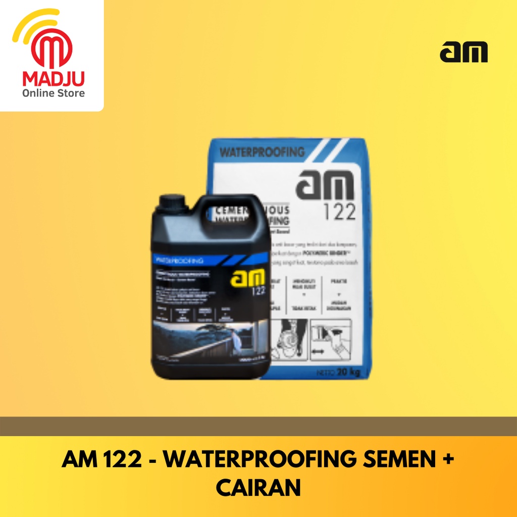 Jual AM 122 25 KG ( SEMEN 20KG DAN CAIRAN 5 KG ) - Semen Waterproofing ...