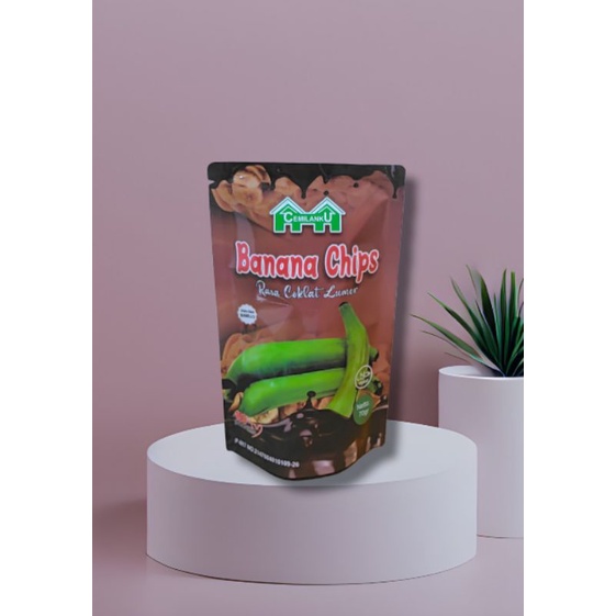 Jual Cemilan keripik pisang tanduk rasa coklat lumer 70 gram | Shopee ...