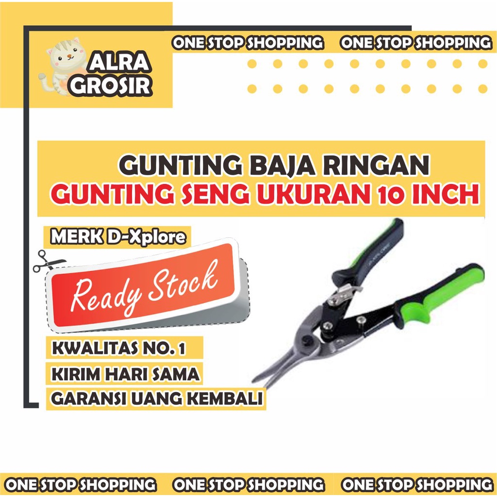 Jual Gunting Baja Ringan Gunting Seng Hollow holo D-Xplore Gunting ...