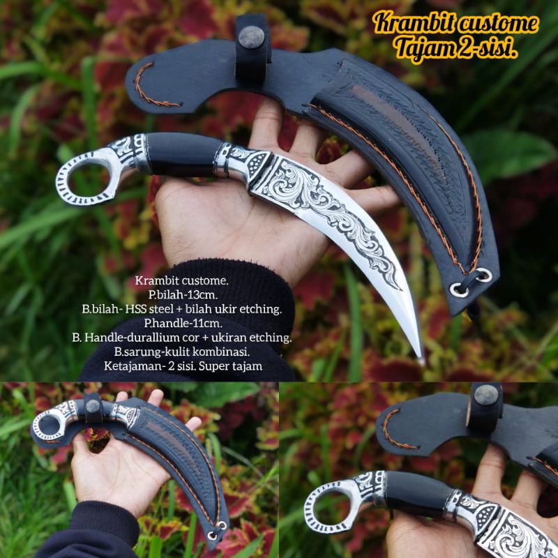 Jual KRAMBIT PISAU UKIR CLASSIK | Shopee Indonesia