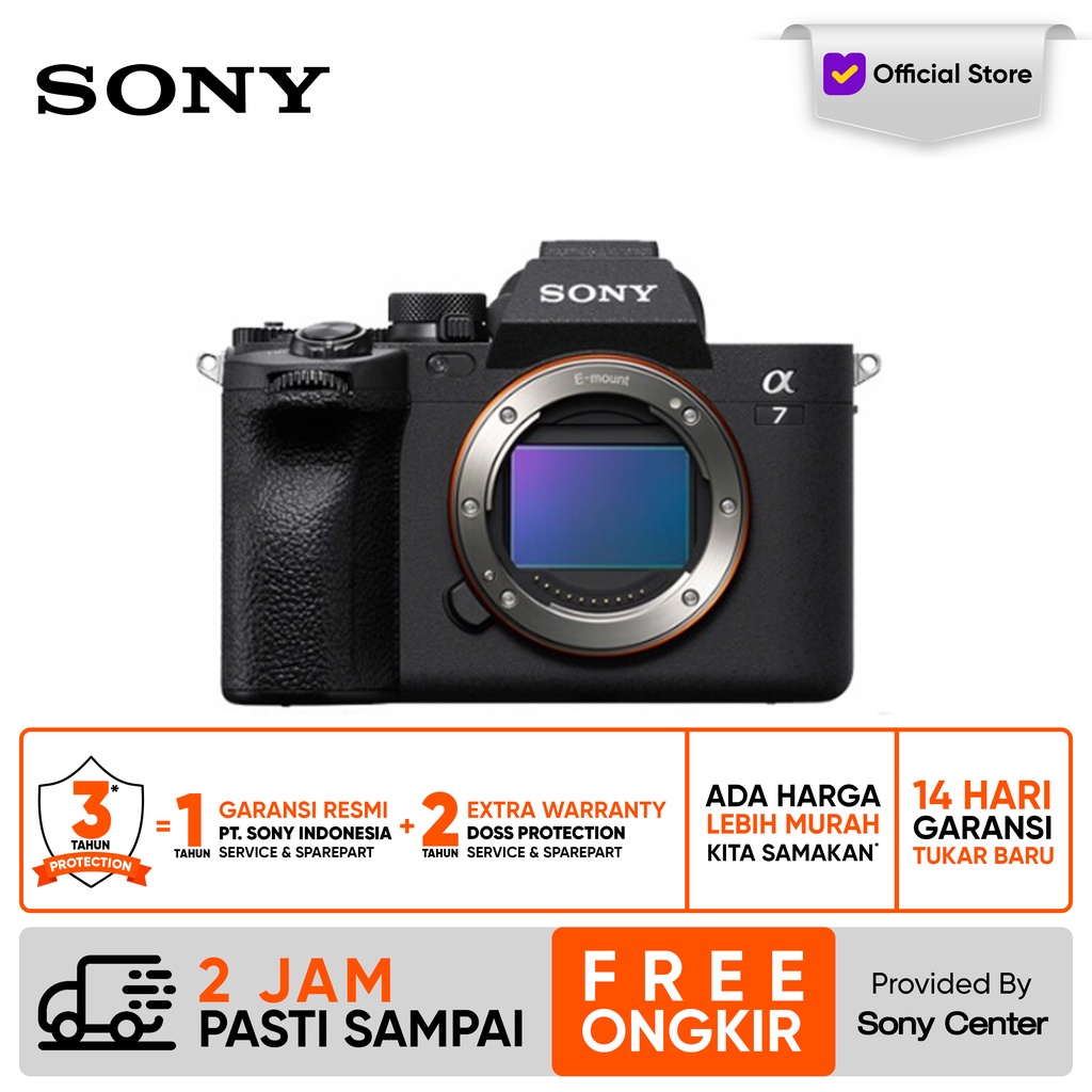 Jual Sony A7IV Body Sony Alpha A7 IV Mirrorless Camera A7M4 A7 Mark 4 ...