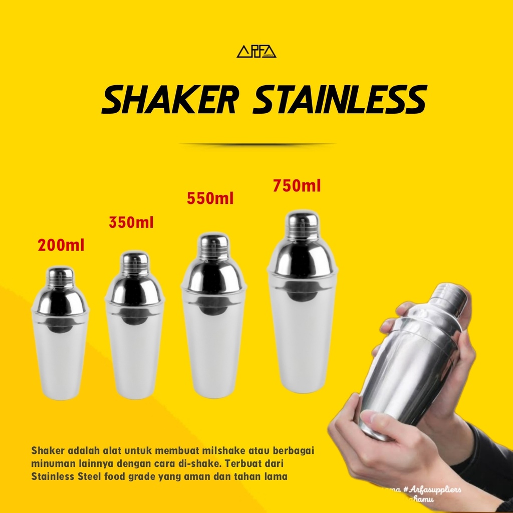 Jual Shaker Minuman cocktail Stainless Alat Bartender | Shopee Indonesia