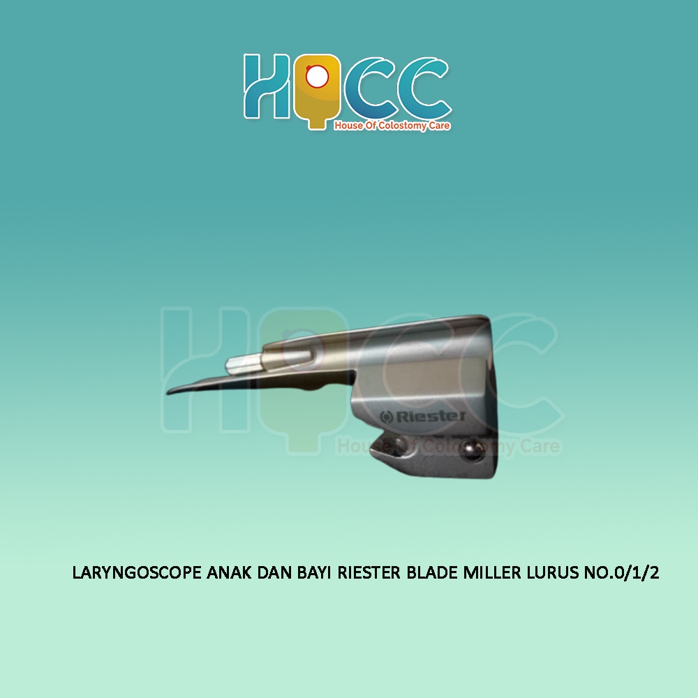 Jual BLADE LURUS MILLER NO 0/ 00 LARYNGOSCOPE RIESTER | Shopee Indonesia