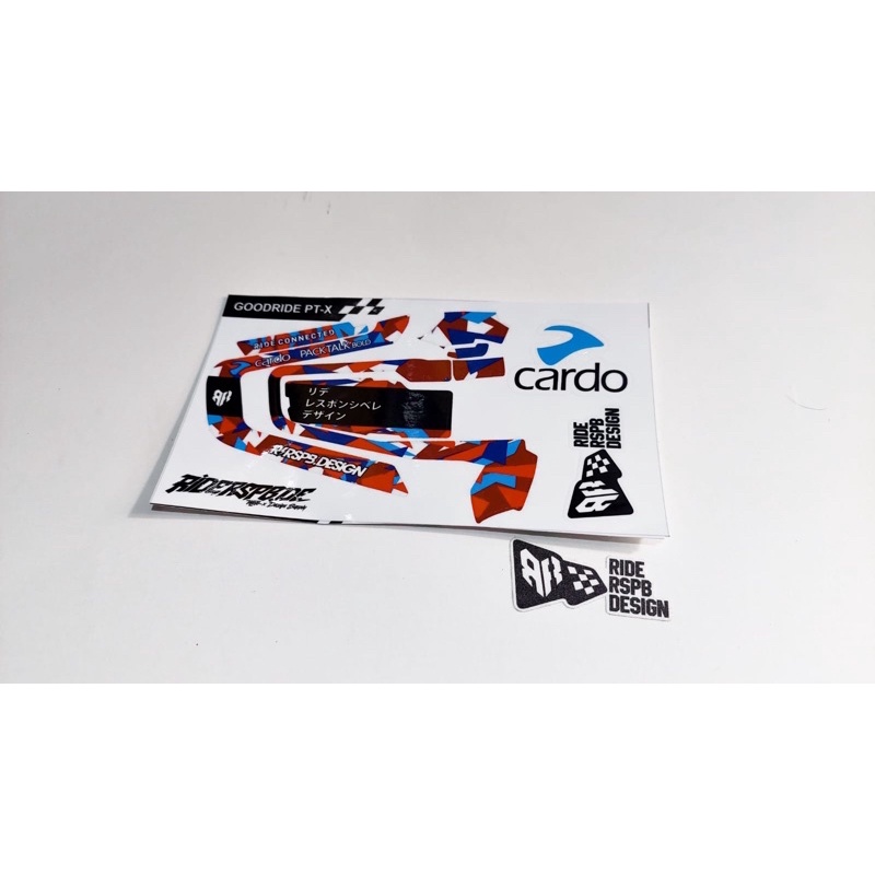 Jual GOODRIDE PT X -Sticker Decal Garskin Intercom Cardo Packtalk bold ...